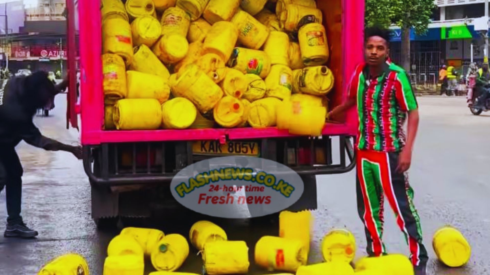 Punguza Mafuta!” Eric Omondi Leads Dramatic Fuel Price Protest in ...
